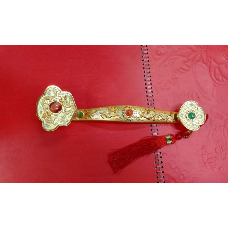 Giant Metal Ruyi, Giant Gold Metal Ruyi, XL Lucky Charm Ruyi for ...