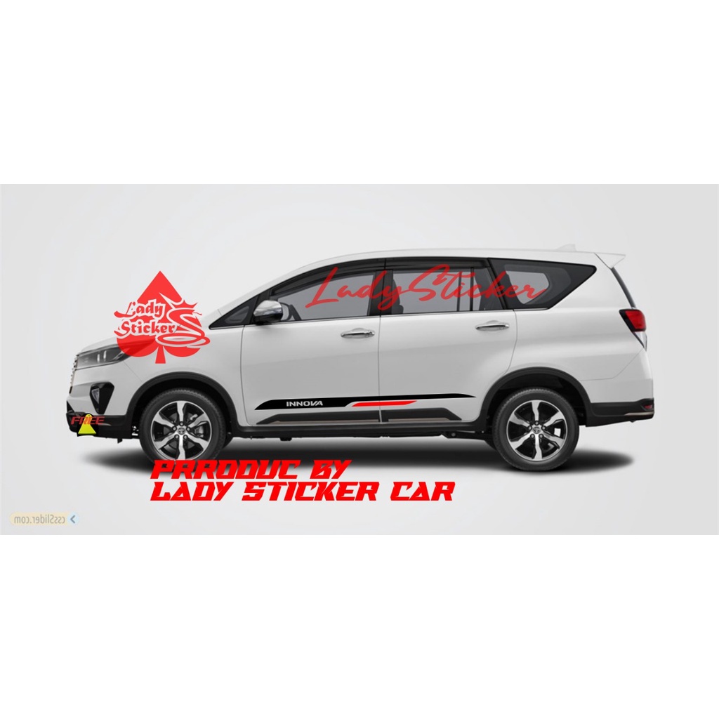 STRIPING STICKER AL NEW INNOVA CAR STICKER CUTTING STICKER AL NEW ...