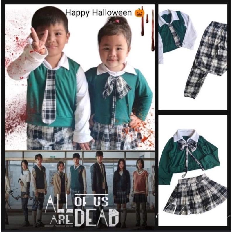 All of us are dead costume uniform Halloween | Shopee Philippines