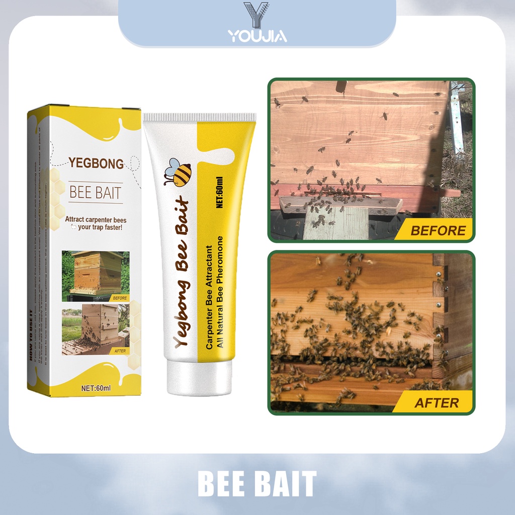 YEGBONG Bee Swarm Commander Lure Bait Bee Cage Trap Kit Beekeeper Tools Beekeeping Swarm Lure ...