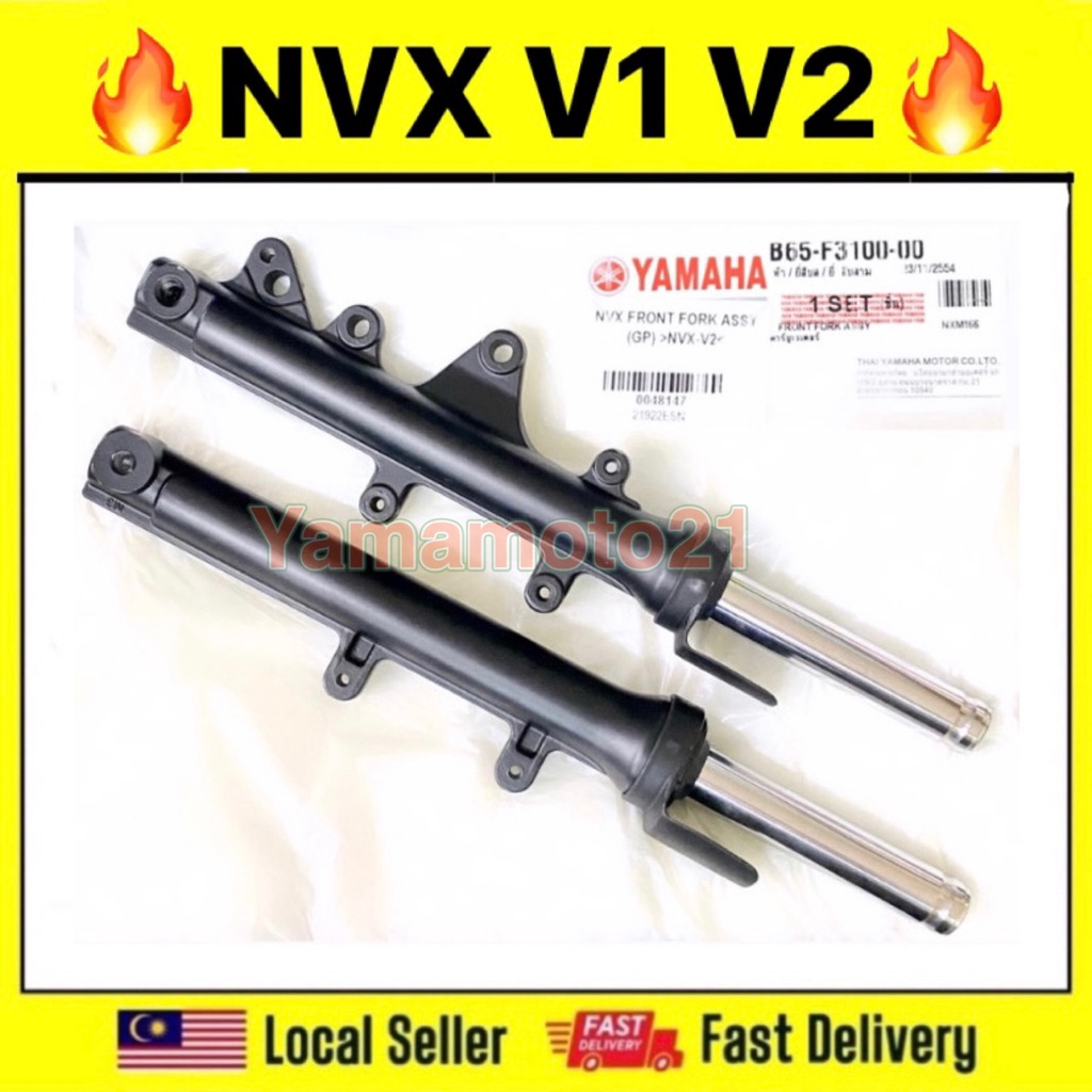 YAMAHA NVX V1 V2 Front Fork Assy NVX155 NVX 155 V1 V2 BATANG FORK DEPAN ...