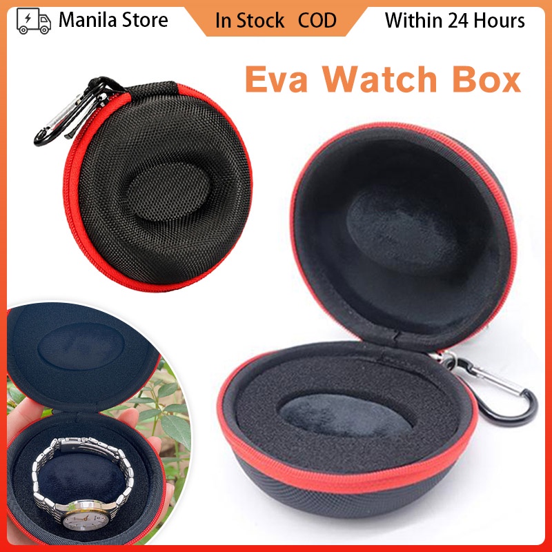 EVA Hard Watch Zipper Box Travel Watch Carrying Case Watch Protector ...