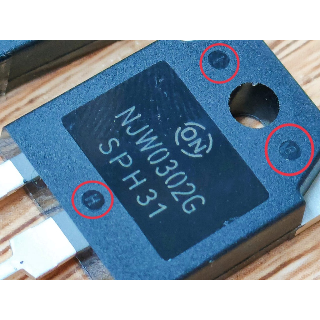 One SET OF ORIGINAL NJW 0281 0302 TRANSISTORS | Shopee Philippines