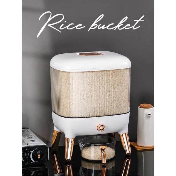 AVAILABLE ON HAND!!! NORDIC RICE DISPENSER MODERN STYLE RICE STORAGE 10 ...