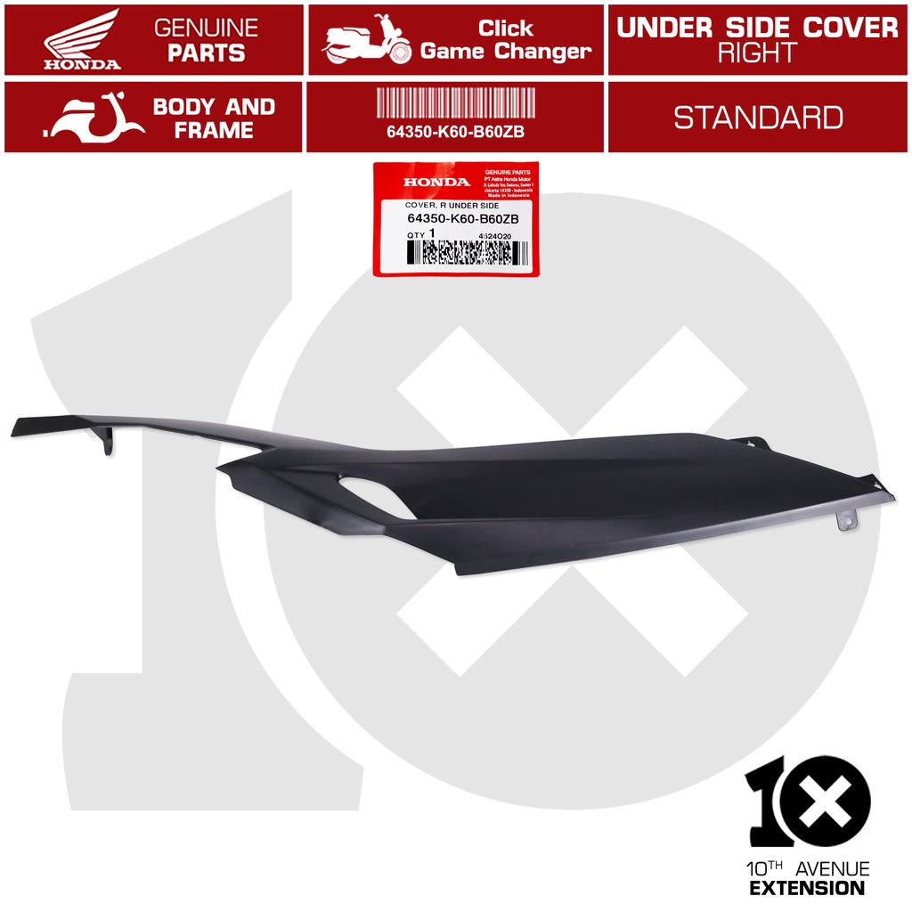 10thX Honda Genuine Under Side Cover LEFT & RIGHT Part No.64360(64350 ...