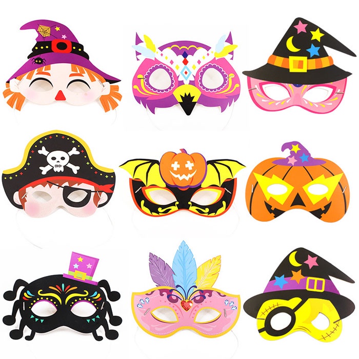 Eva Preschool Halloween Theme Masks (With Strap) | Shopee Philippines