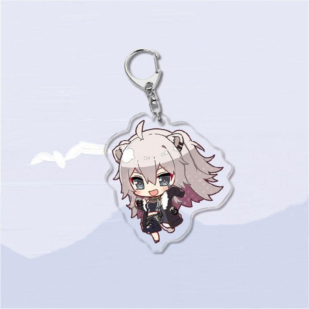 ELMER1 Hololive Key Chain 6cm Kawaii Ookami Mio Murasaki Shion Watson ...