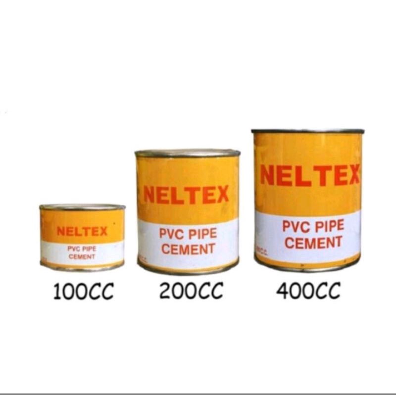 Neltex PVC pipe cement (100cc/200cc/400cc) | Shopee Philippines