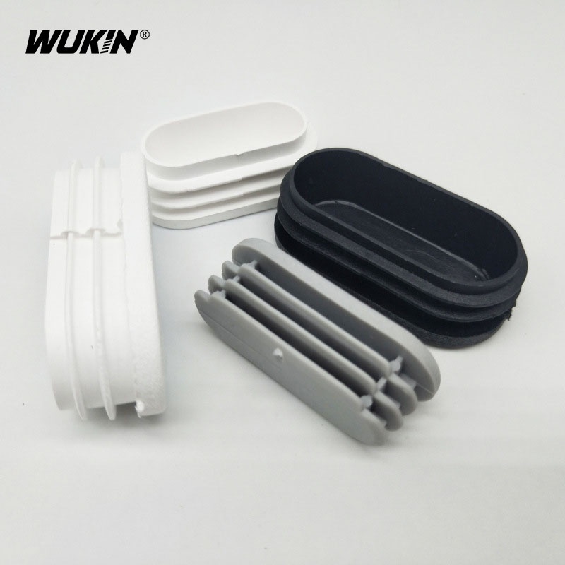 Oval Plastic Blanking End Cap Tube Pipe Inserts Plug Non-slip Chair ...