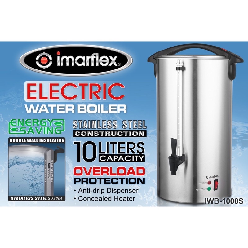 Imarflex Electric Water Boiler Only / Energy Saving / Stainless Steel ...