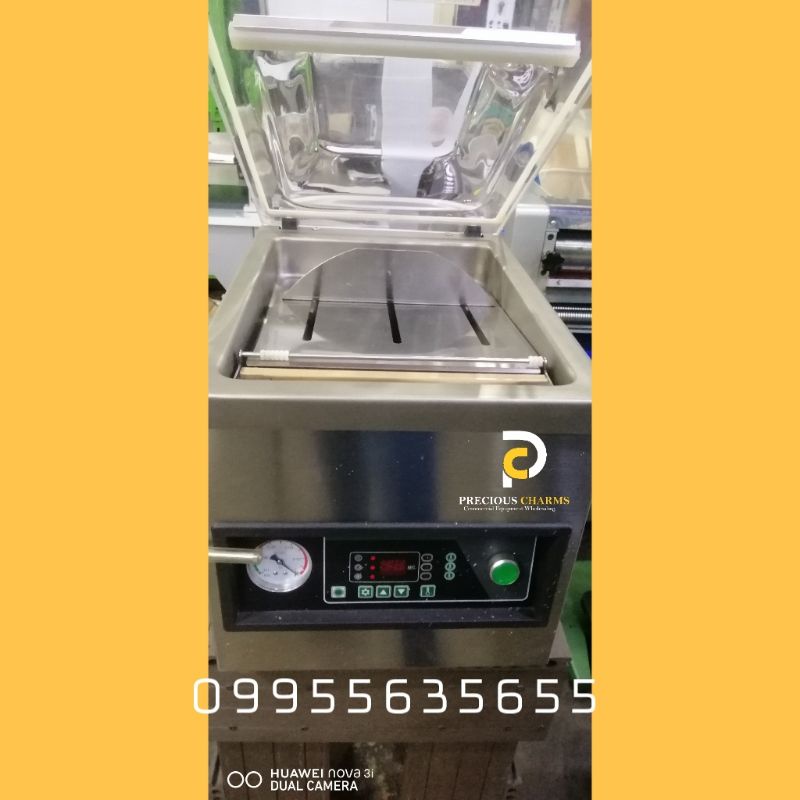 INDUSTRIAL TABLE-TOP VACUUM PACKING MACHINE / VACUUM SEALER | Shopee ...