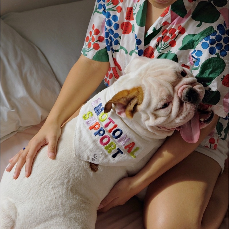 EMOTIONAL SUPPORT - PET BANDANA | Shopee Philippines