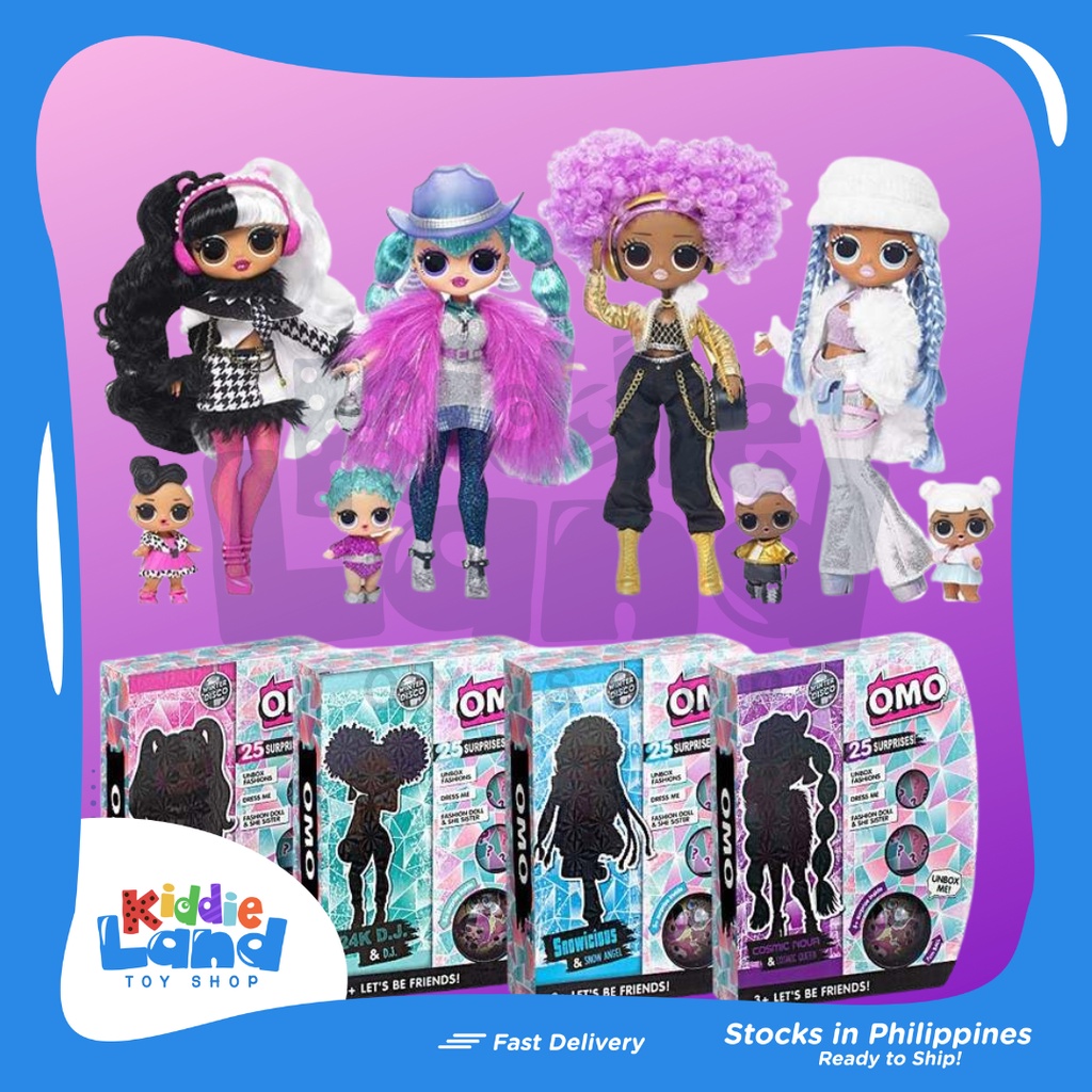 Lo.L dolls OMO doll set doll surprise 24K DJ Dollie Snowicious cosmic ...