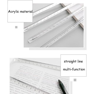 Small Transparent Triangular Prism Ruler Architect Scale Ruler 0-15cm ...
