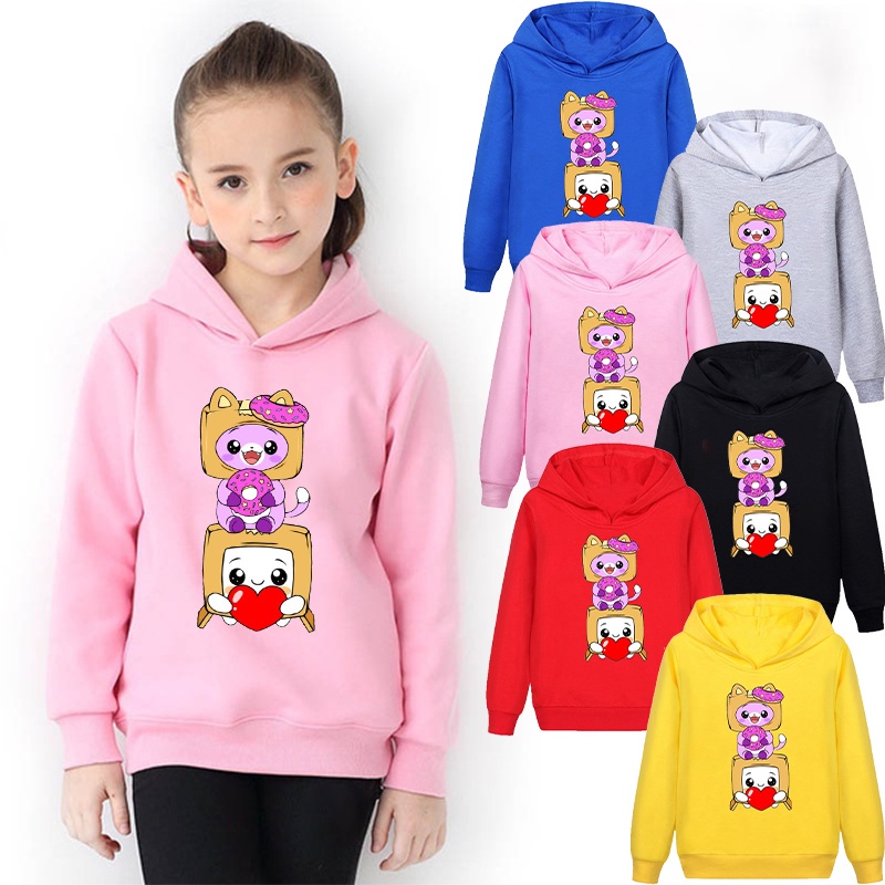 Ready Stock】 Kids Boys/Girls Lankybox Print Hoodies Children Clothes ...