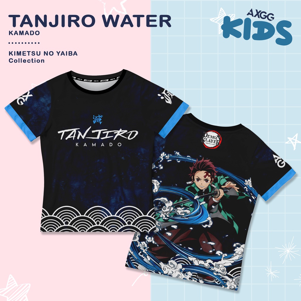 AXGG Kids - ' Kimetsu no Yaiba - Tanjiro Water Style ' Anime Unisex ...