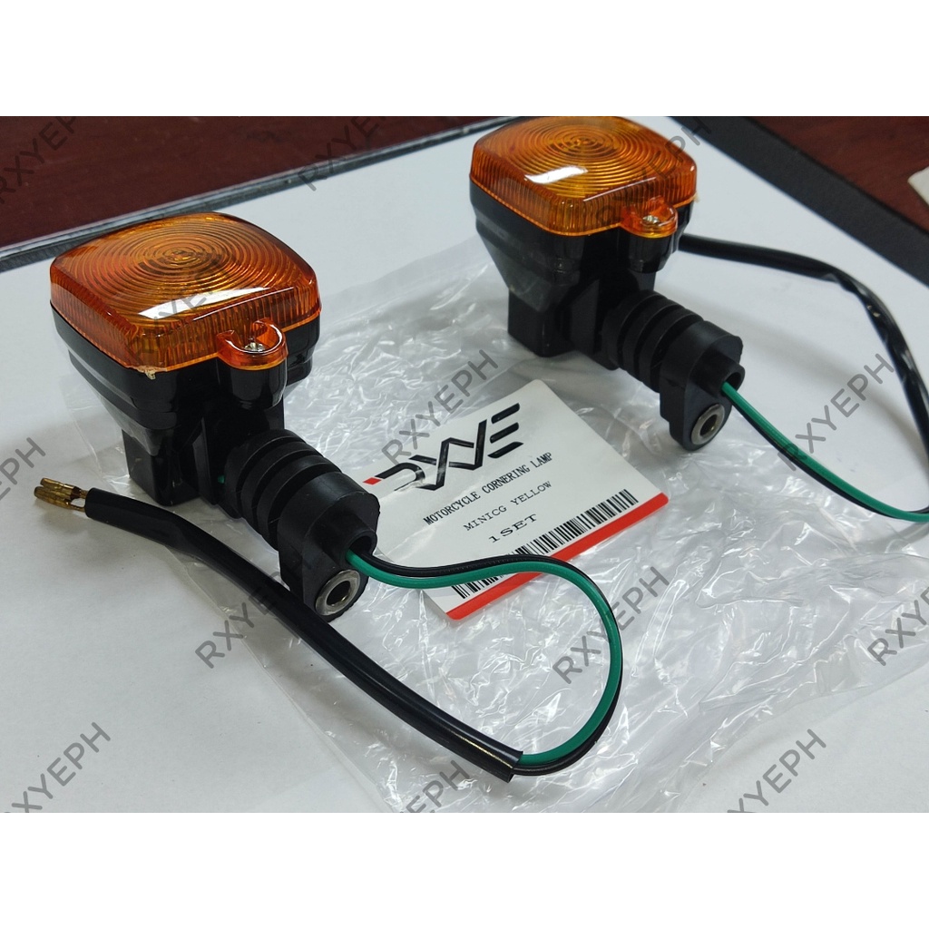 MINI CG YELLOW MOTORCYCLE CORNERING LIGHT(2PCS) | Shopee Philippines