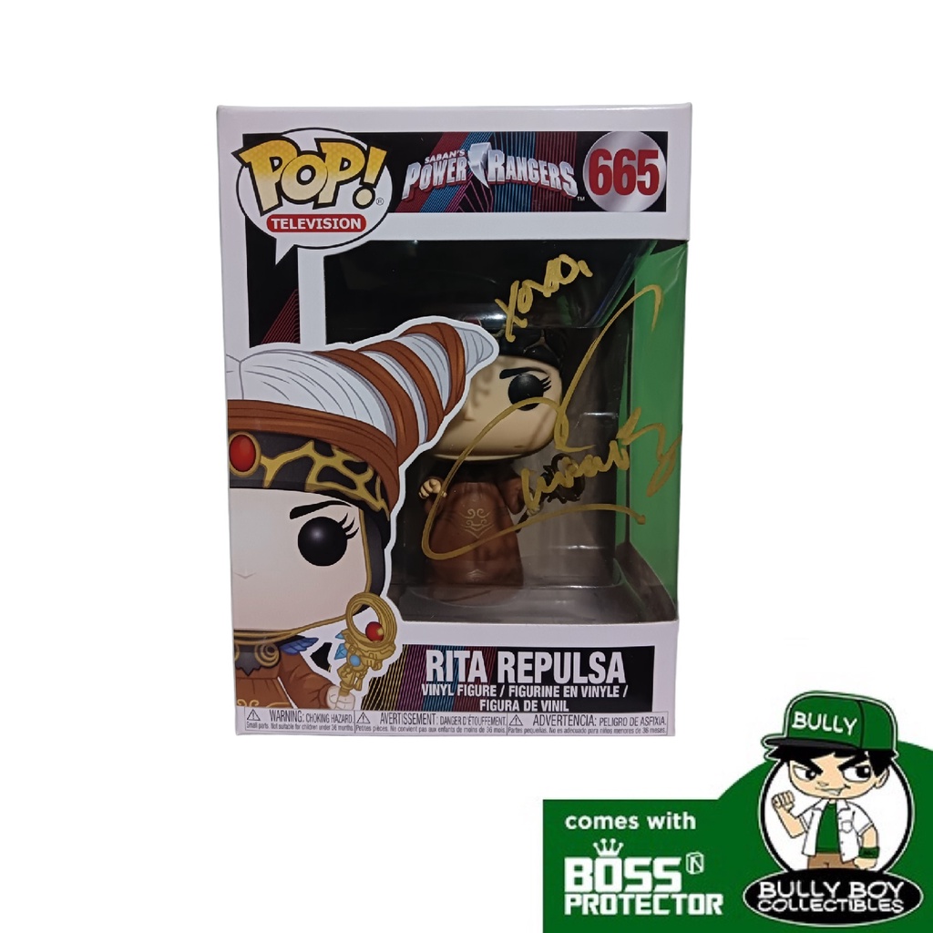 POP! TV: Saban's Power Rangers - Rita Repulsa 665 (SIGNED) With Boss ...