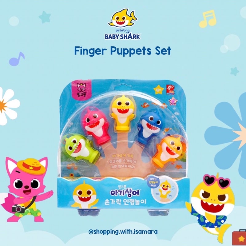 Pinkfong Baby Shark Finger Puppets Set | Shopee Philippines