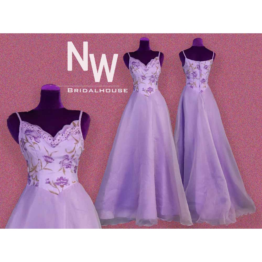 Noelle West Simple Purple Evening Gown | Shopee Philippines