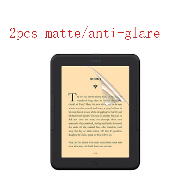Matte anti-glare Screen Protector Plastic Film For Nook Glowlight/Nook4 ...