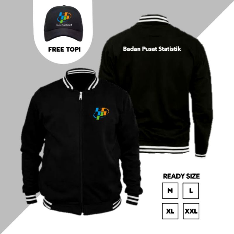 BPS Logo Varsity Jacket Central Statistics Agency - 2022 REGSOSEK ...