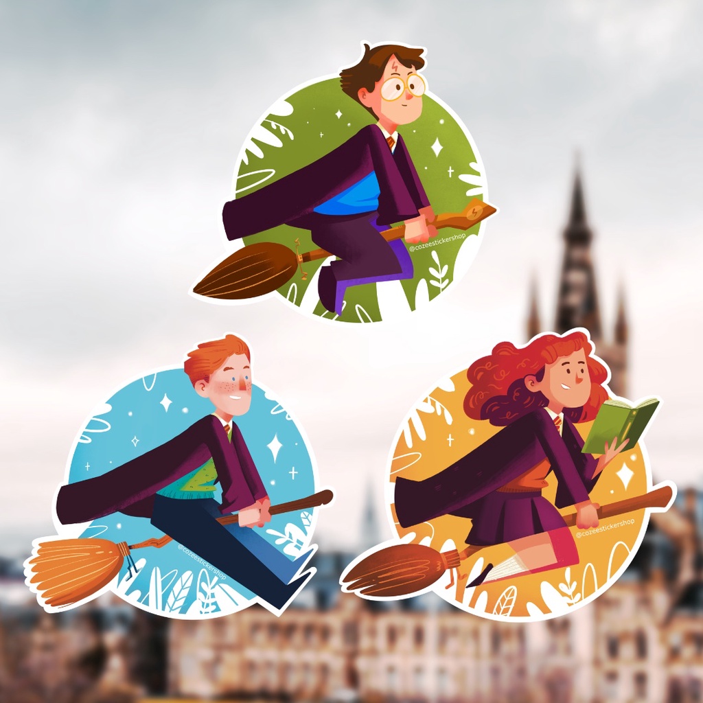 Harry Potter Characters Sticker Pack | Laptop Stickers | Matte Vinyl ...
