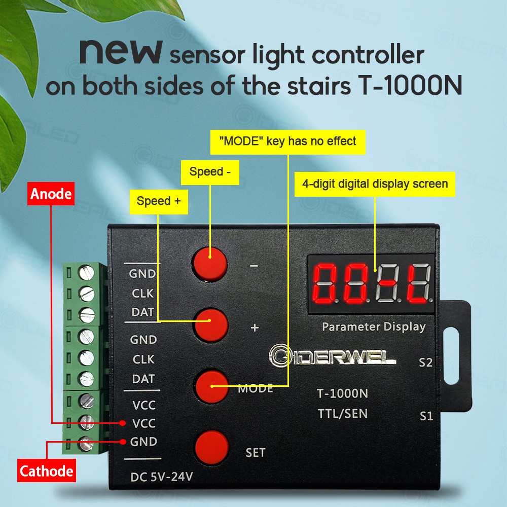 LED motion sensor light strip Stair streamline light under cabinet ...