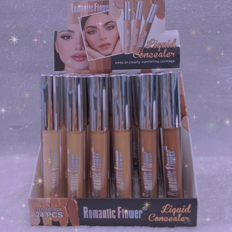 24 Pcs Waterproof Concealer Full Coverage Matte Smooth Conceal Dark ...
