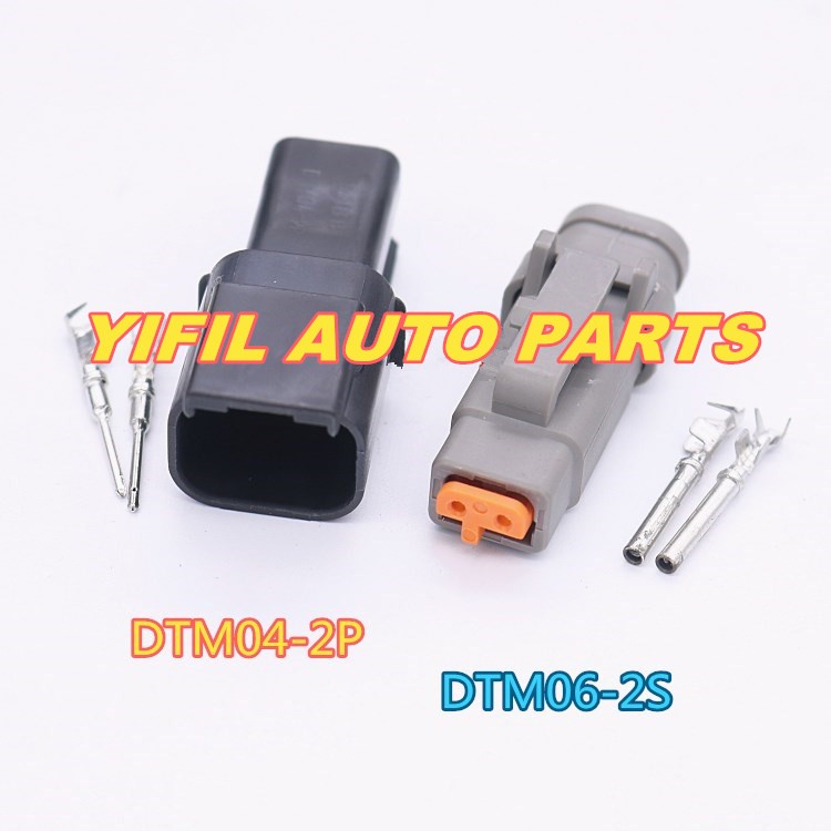 `10pcs Deutsch DTM 2 Pin DTM06-2S / ATM06-2S DTM04-2P / ATM04-2P ...