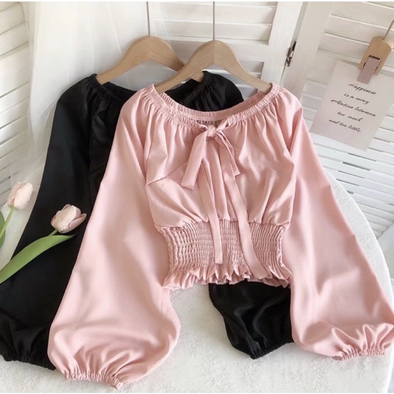 Blouse(lock In live) | Shopee Philippines
