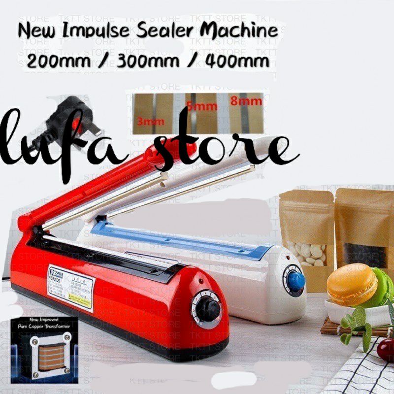 New Plastic Impulse Sealer Machine Laminated Poly Bag Packaging Sealing ...