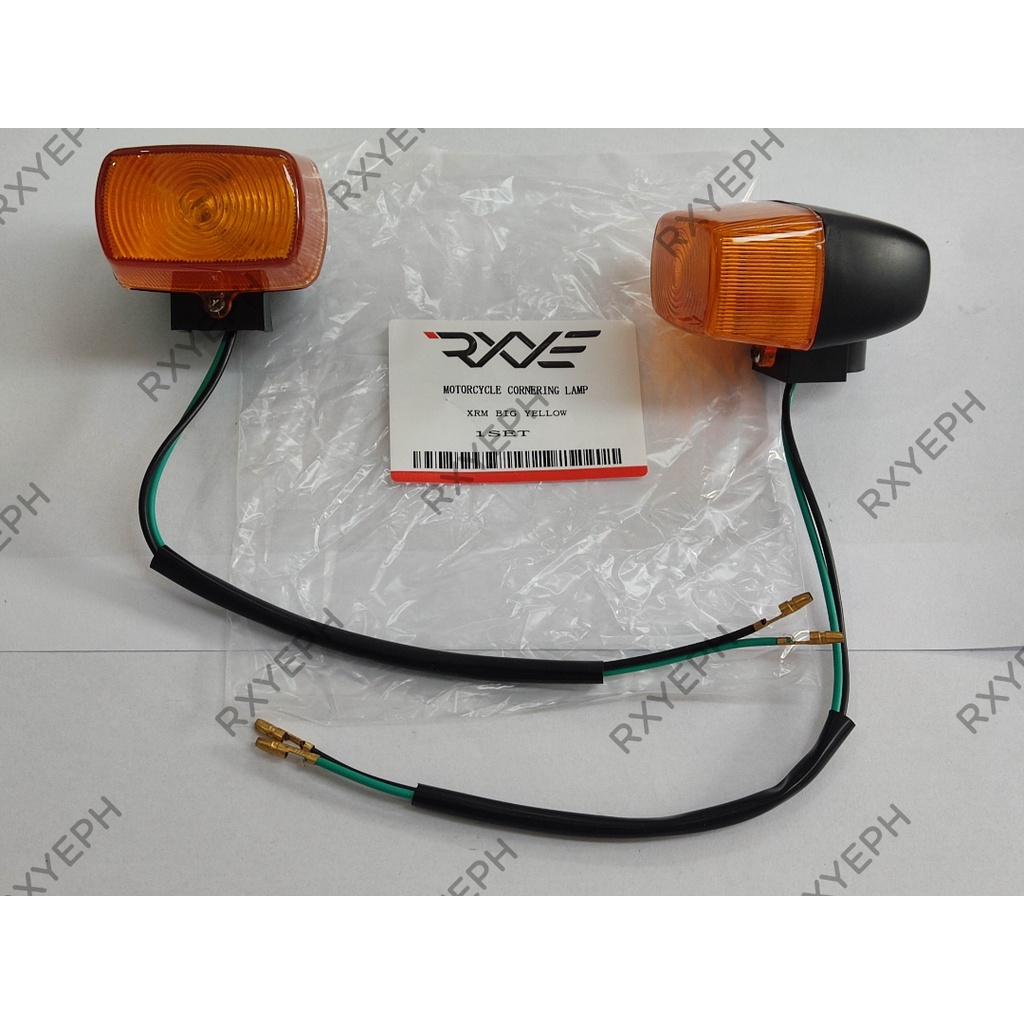 Honda XRM Signal Light ORANGE AND WHITE Pair (2 PCS) | Shopee Philippines