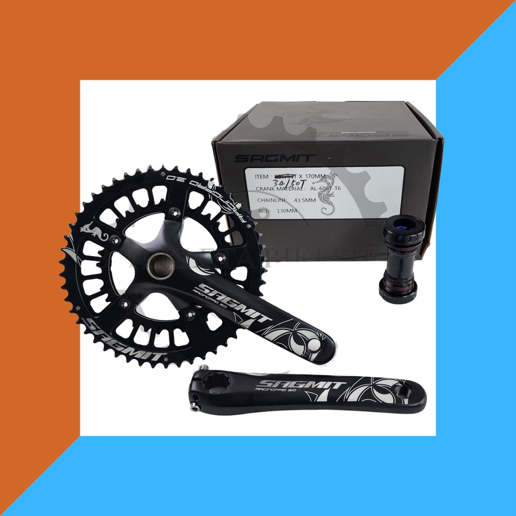 RACING PRO 3.0 CRANKSET SAGMIT 34/50TX170MM | Shopee Philippines