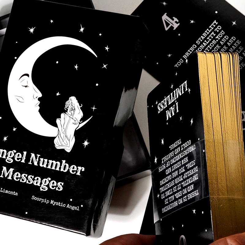 Origin Size Angel Number Messages Oracle Cards 13x7x4cm Deck ...