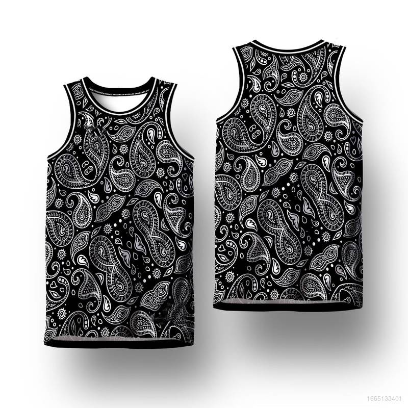New BANDANA Basketball Jersey Sports Vest Plus Size Unisex Fans Edition ...