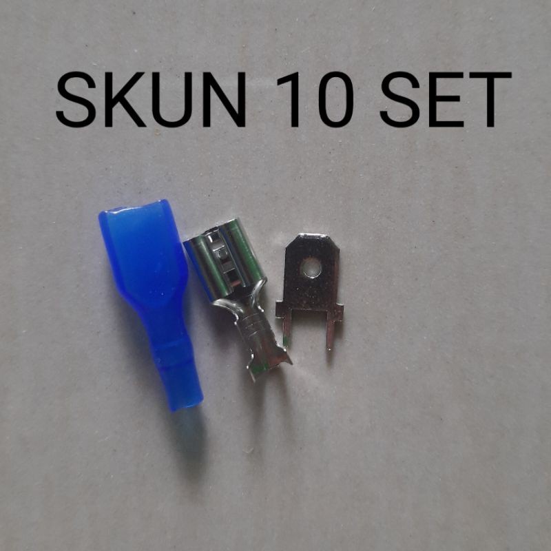 10 SET SKUN PCB MALE FEMALE AND RUBBER 6.3MM | Shopee Philippines