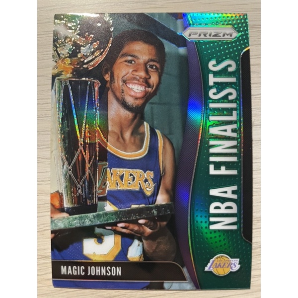 Earvin Magic Johnson Panini Prizm NBA Finalists Green Card | Shopee ... Earvin Magic Johnson Panini Prizm NBA Finalists Green Card | Shopee ...