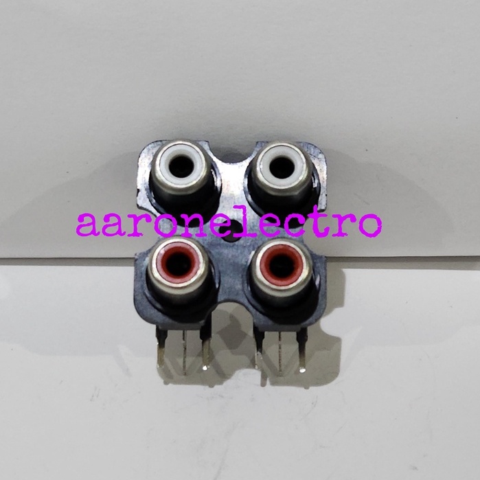 Rca 4P Socket 4 Pin Bell Socket Plug in PCB | Shopee Philippines