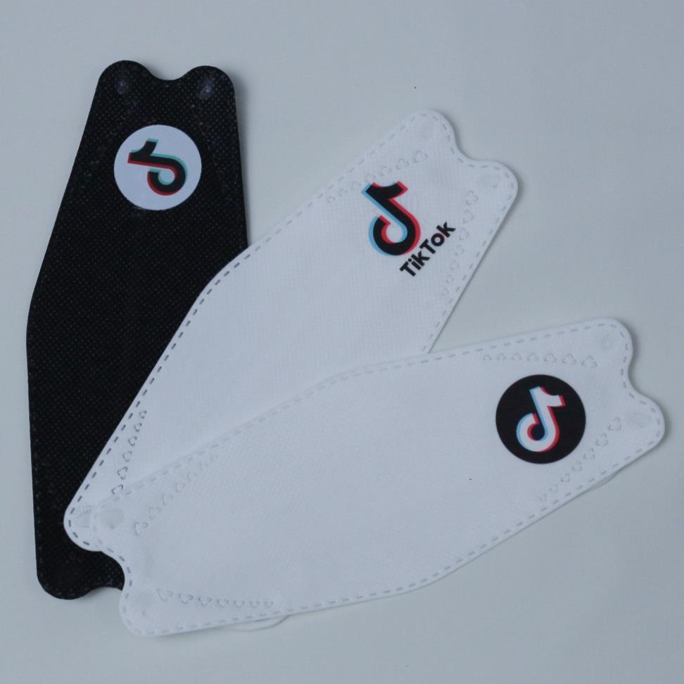 Kf94 TikTok Mask With Channel Name Printed (10 Pieces) | Shopee Philippines