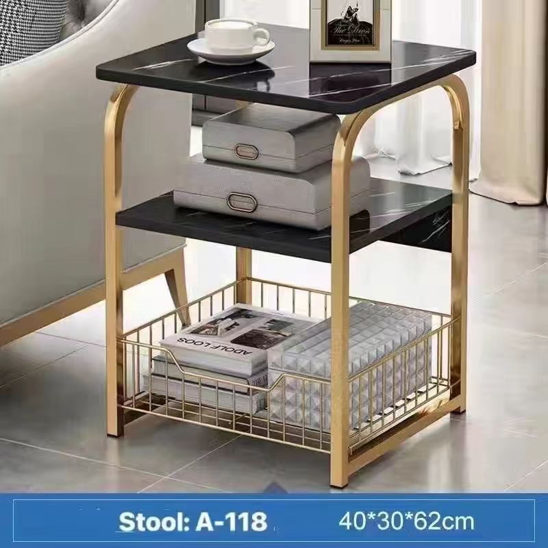3-Tier Modern Wooden Veneer Table Coffee Table Nightstand Desk Side Table | Shopee Philippines