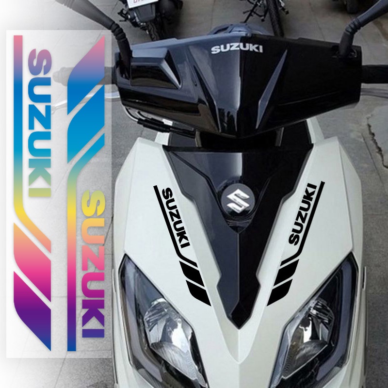 SUZUKI Sticker Reflective Emblem Logo Motorcycle Scooter Head Decal For ...