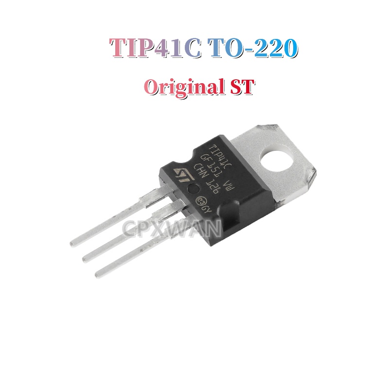 10pcs Original TIP41C TIP42C TO-220 Darlington Transistor New Original | Shopee Philippines