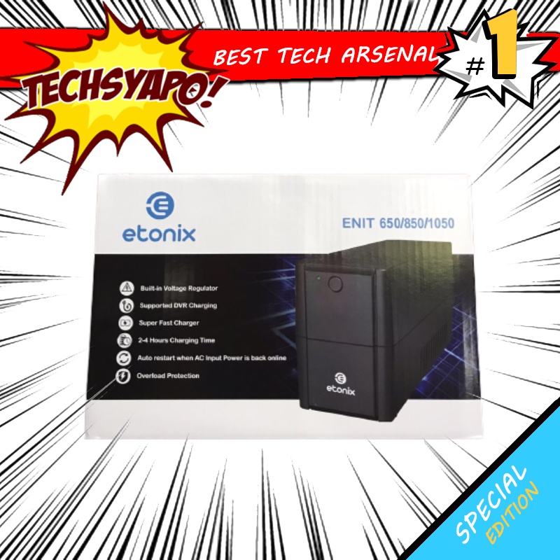 ETONIX UPS WITH BUILT-IN VOLTAGE REGULATOR | Shopee Philippines