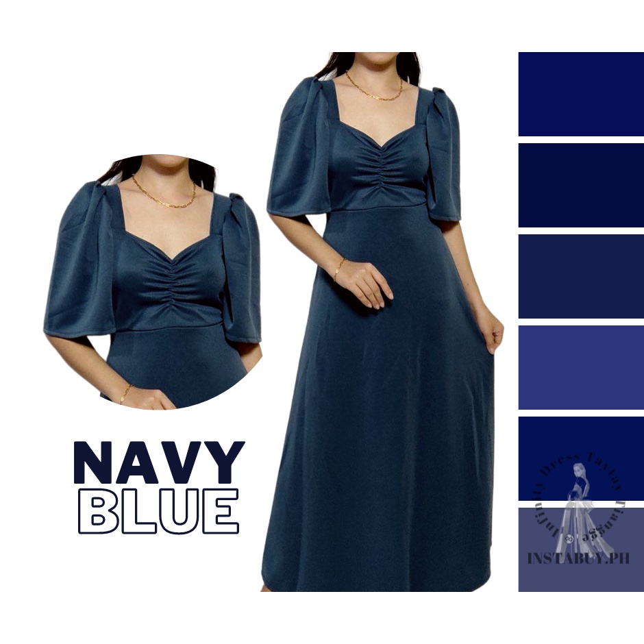 Filipiniana Dress Maria Dress Balloon Cut Puff Sleeves Dress Taytay ...