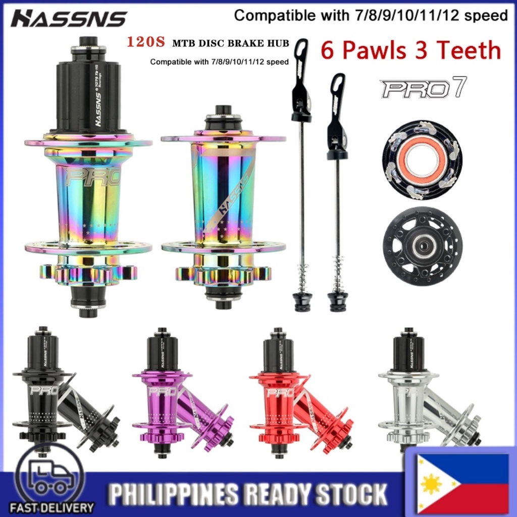 [SPOT] HASSNS MTB Hub PRO7 6 Pawls 3 Teeth 120 Sound 32 Hole for ...