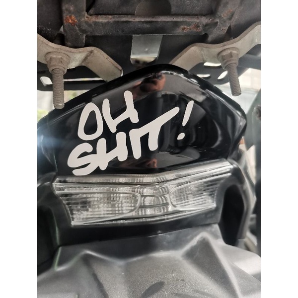 Oh Shit Sticker Decal | Shopee Philippines