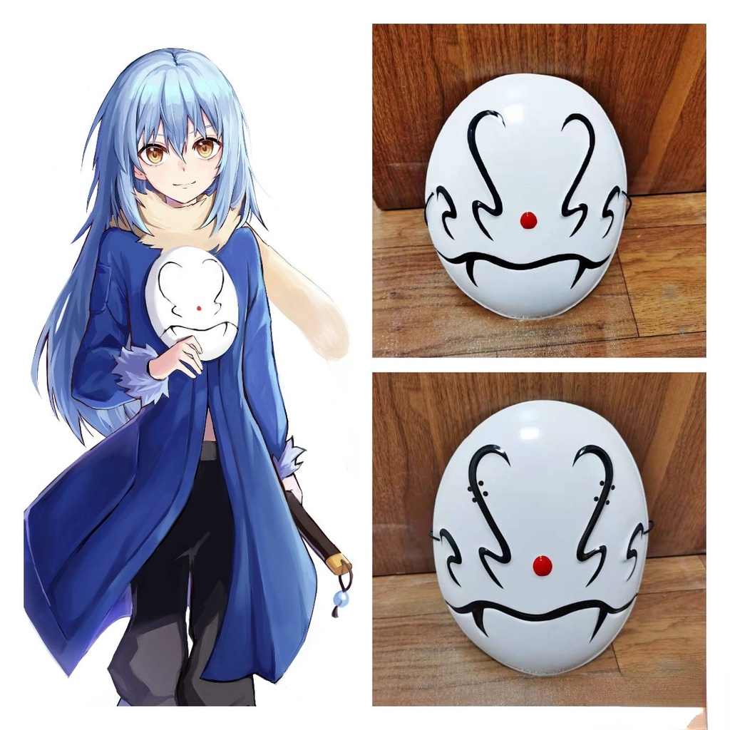 That Time Got Reincarnated as a Slime mask cosplay Rimuru Tempest Half ...
