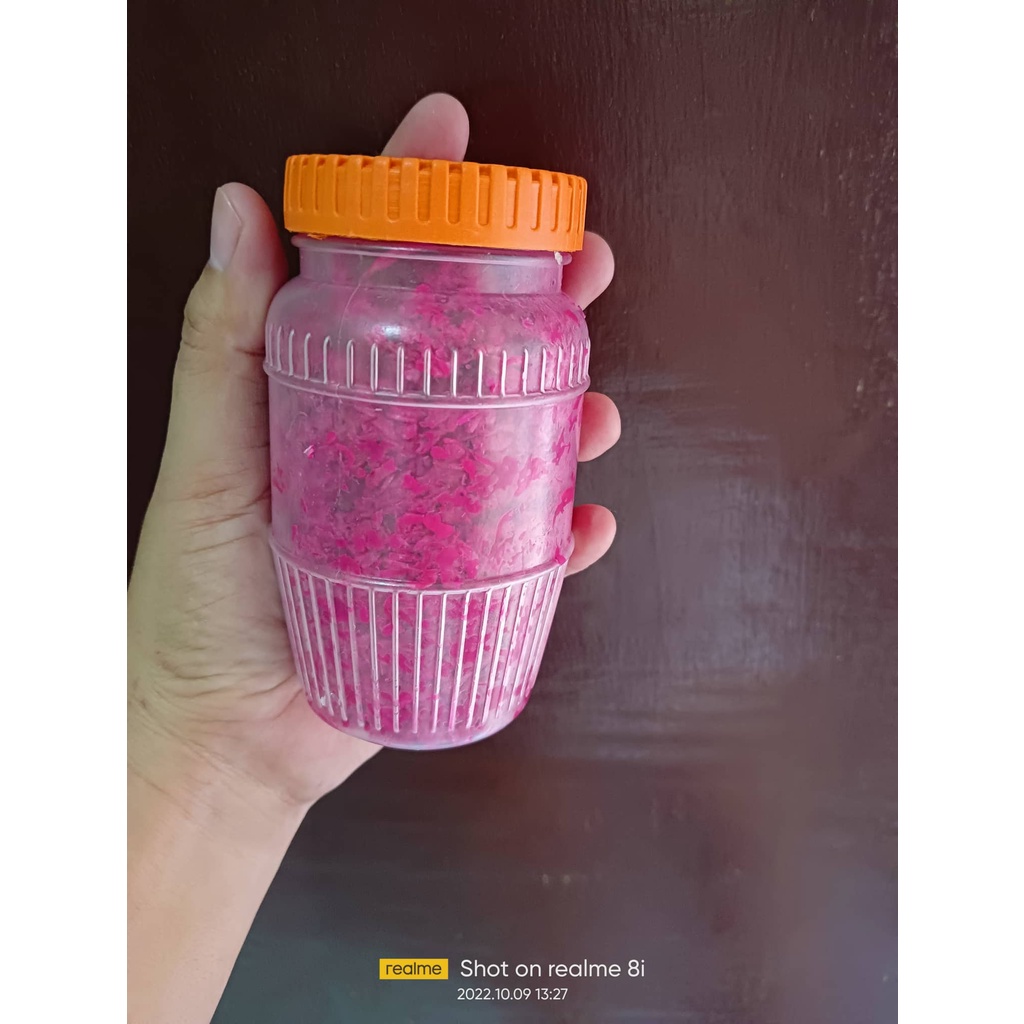 UYAP (pink) salted tiny shrimp appetizer in 230 grams and 500 grams per ...