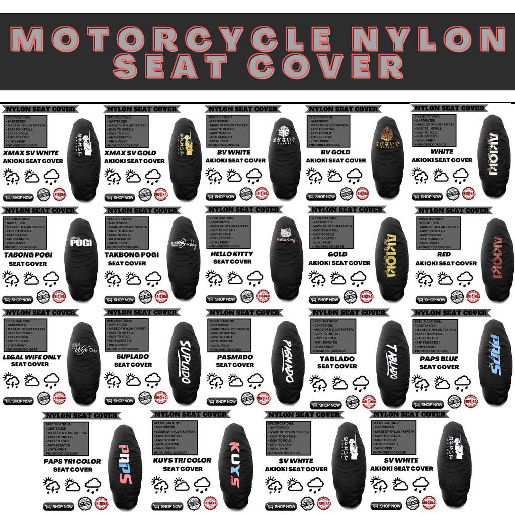 ANTI SCRATCH SEAT COVER FOR MOTORCYCLE WATERPROOF HIGH QUALITY PRODUCT ...